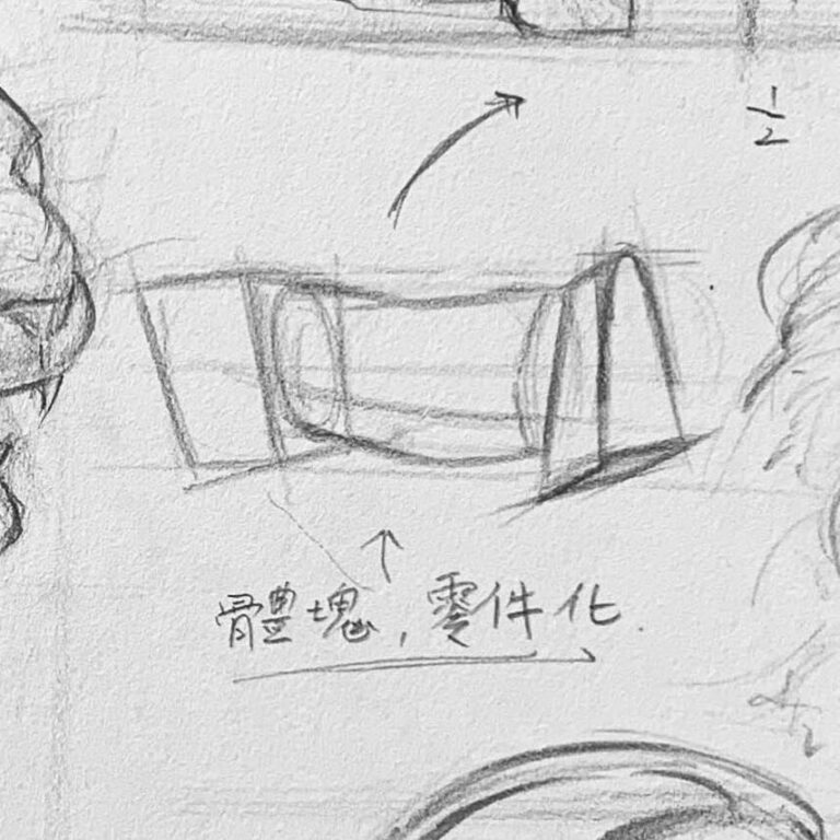 Sketching Lions: Simplifying Head and Torso with Basic Shapes